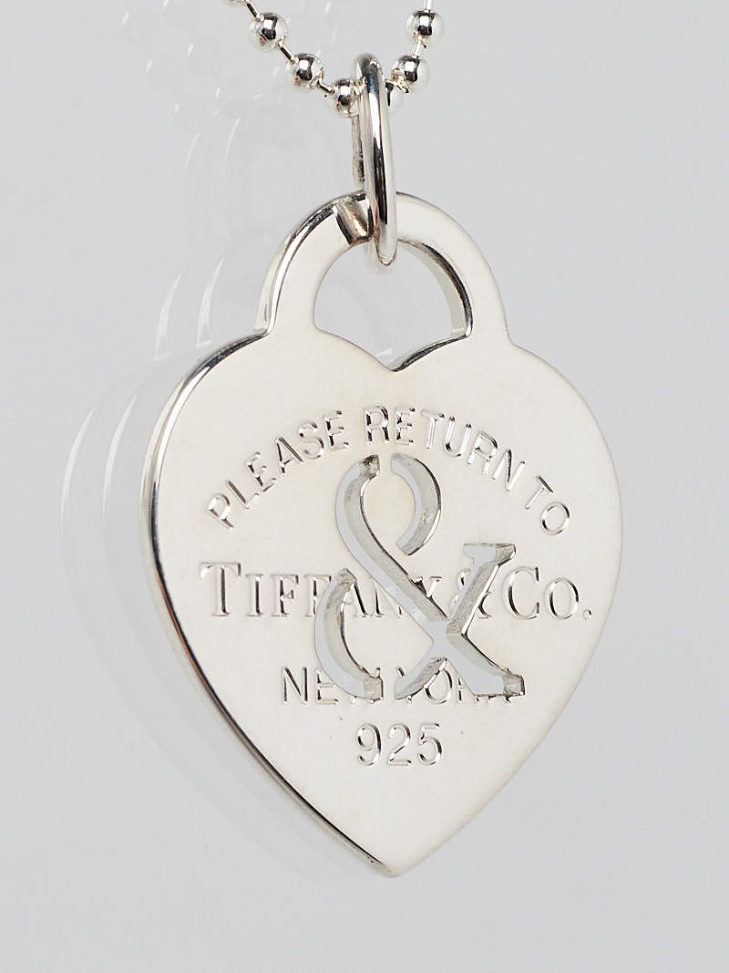 Tiffany ampersand necklace store