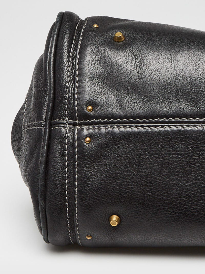 Chloe Black Leather Paddington Medium Satchel Bag | Yoogi's Chloe Black Leather Paddington Medium Satchel Bag | Yoogi's