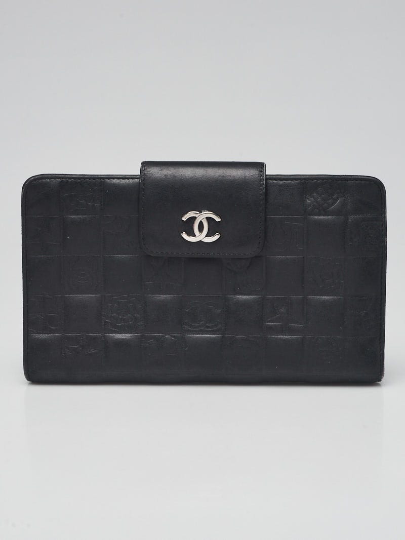 Chanel Black Quilted Lambskin Leather Lucky Symbols Wallet | Yoogi's Closet