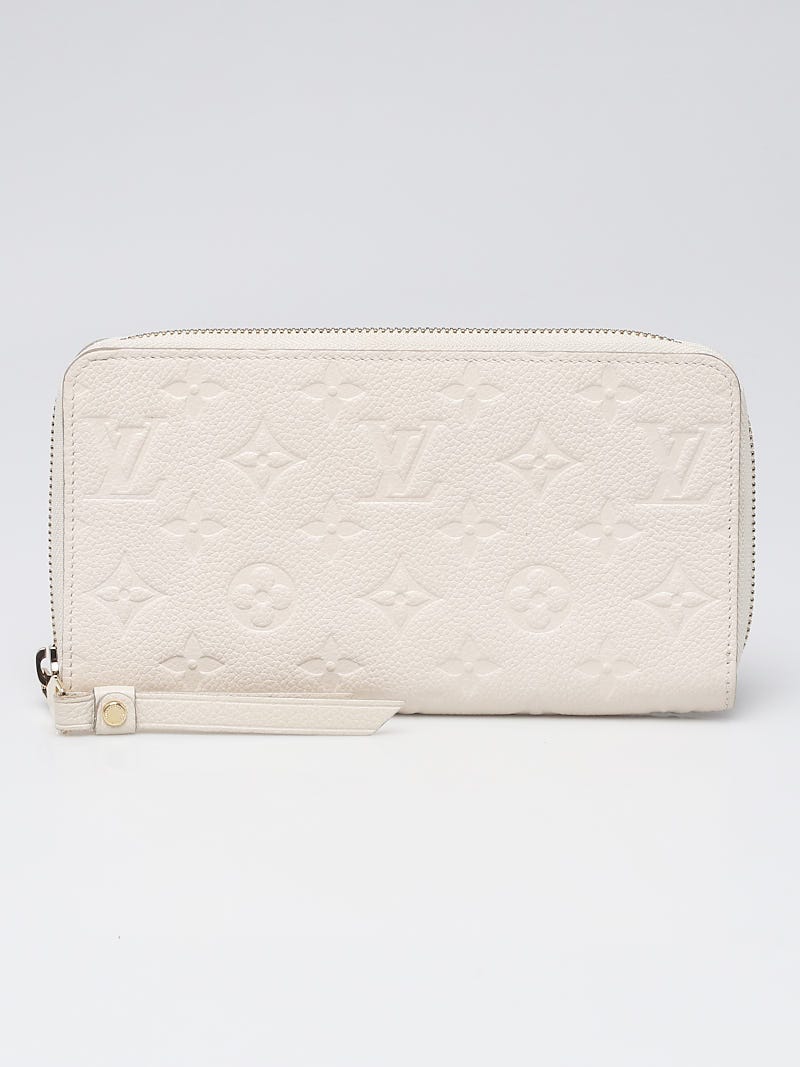Louis Vuitton Ivory Monogram Empreinte Leather Secret Long Wallet ...