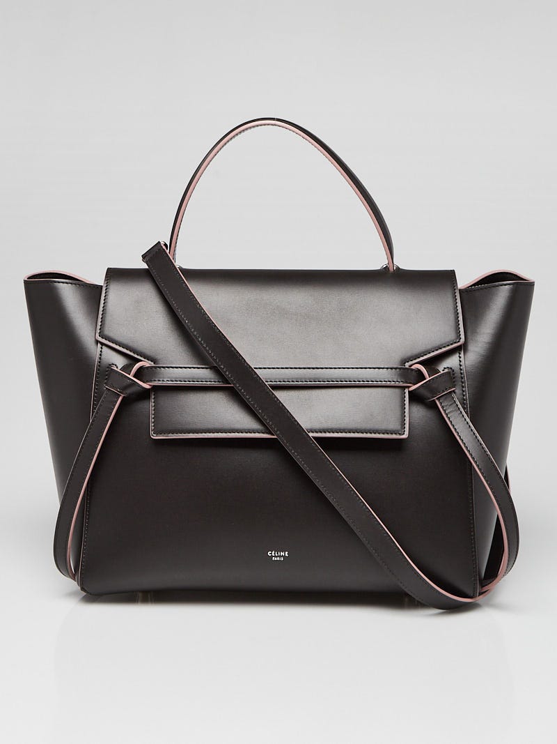 Celine Black Smooth Calfskin Leather Mini Belt Bag | Yoogi's Closet