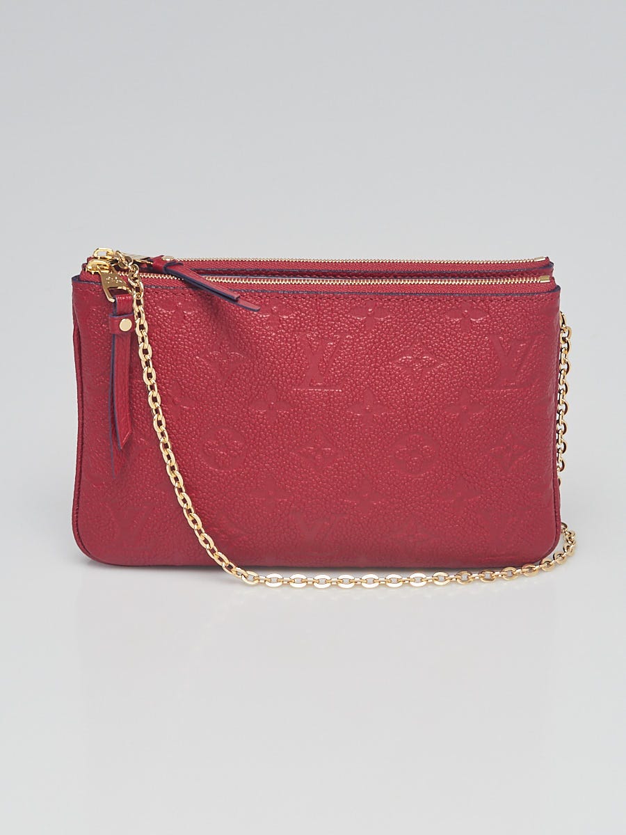 Louis Vuitton Cherry Berry Monogram Empreinte Double Zip Pochette Bag ...