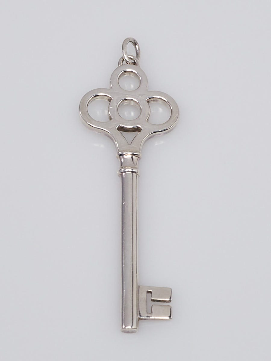Tiffany & Co. Sterling Silver Tiffany Keys Crown Key Pendant | Yoogi's ...