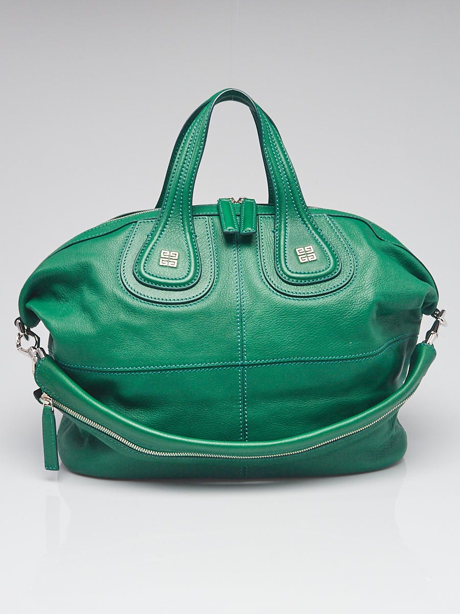 Givenchy Green Sugar Goatskin Leather Nightingale Bag | Yoogi's Closet