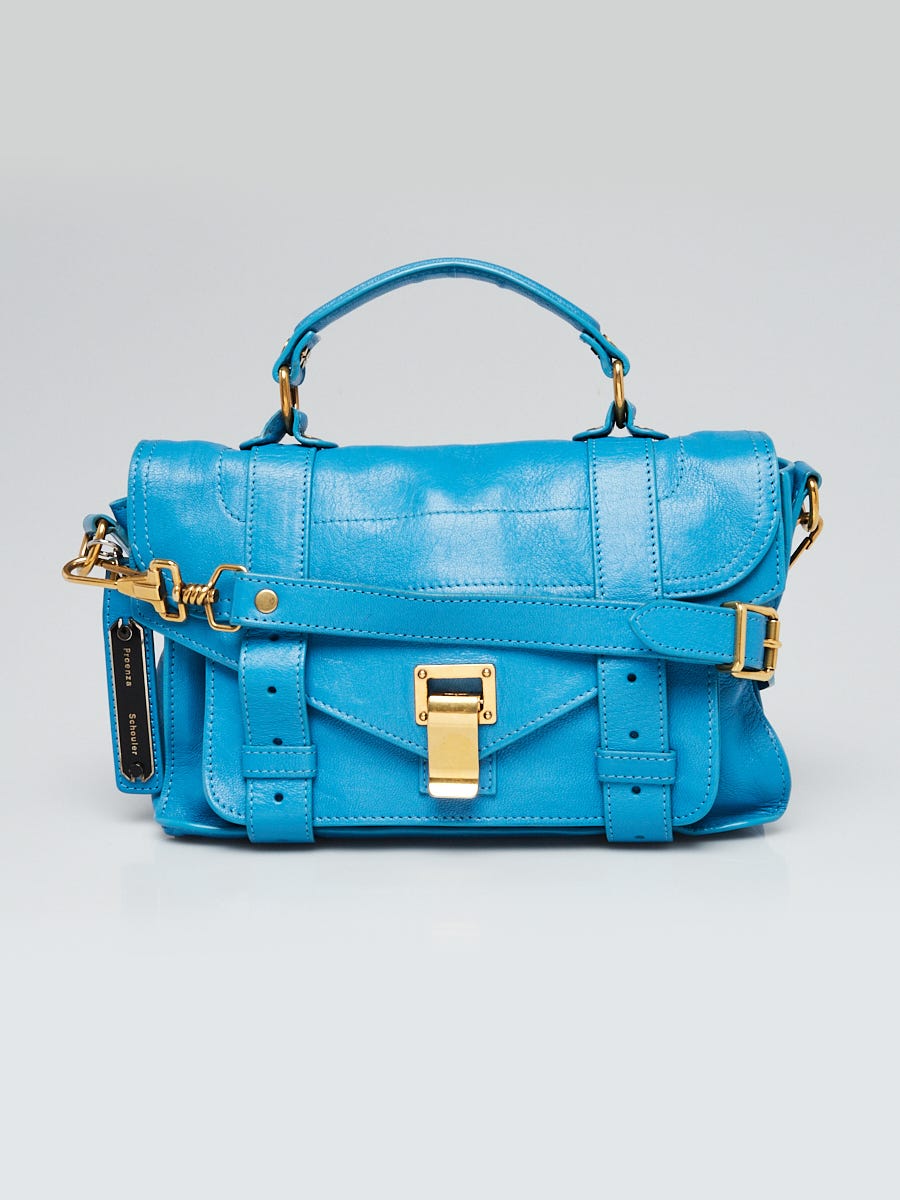 Proenza Schouler Rip Tide Leather PS1 Tiny Satchel Bag | Yoogi's Closet