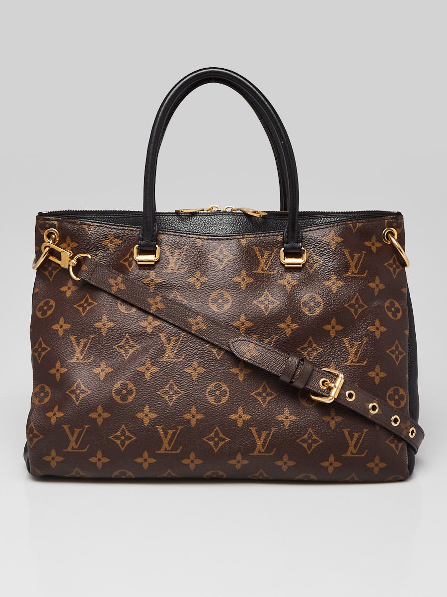 Louis Vuitton Black Monogram Canvas Pallas Bag | Yoogi's Closet