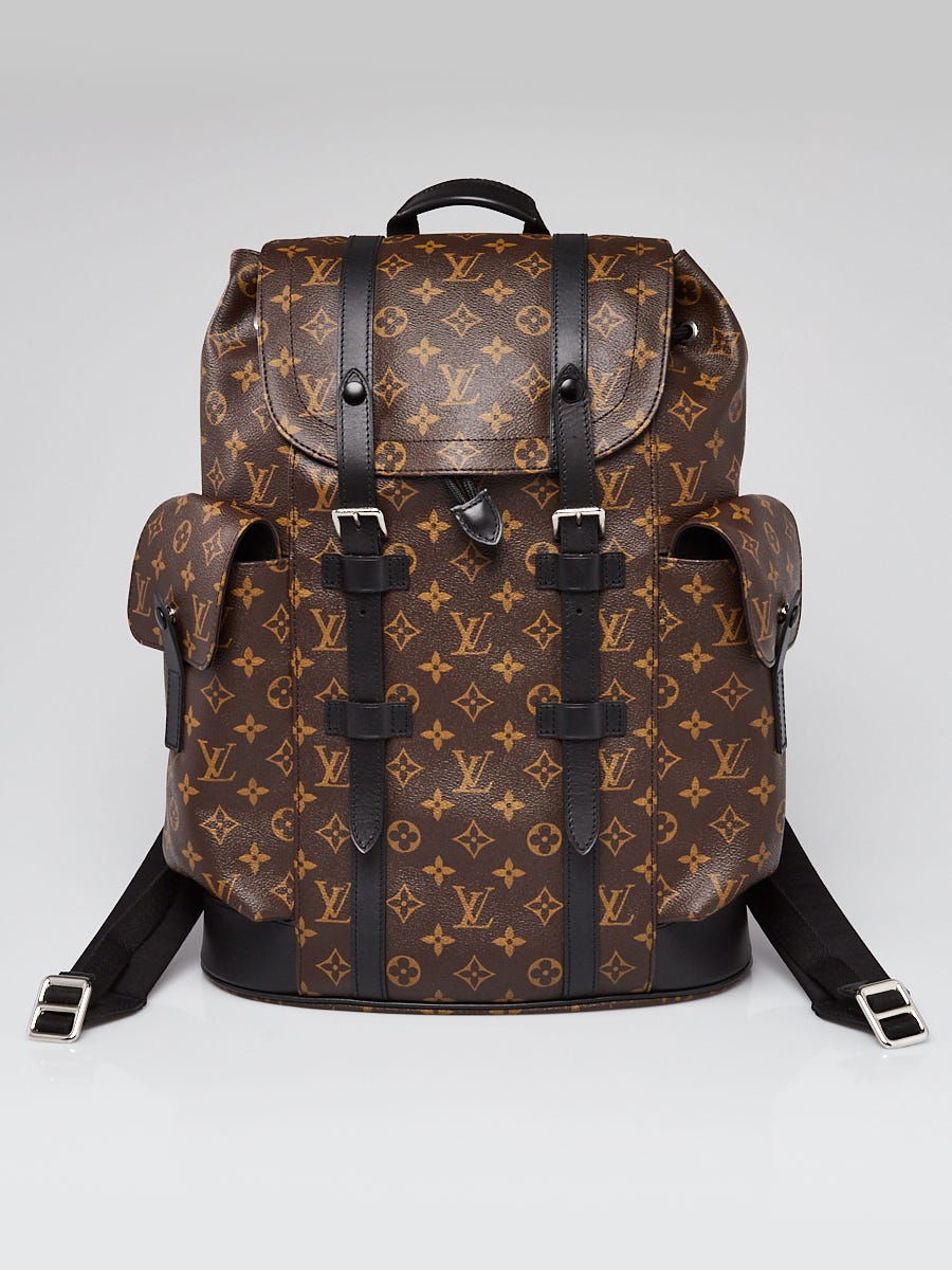 Louis Vuitton Monogram Macassar Canvas Christopher PM Backpack Bag ...