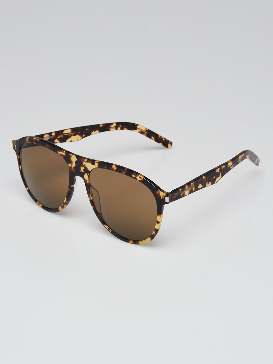 Yves Saint Laurent Tortoise Shell Print Acetate Frame - SL432 | Yoogi's ...