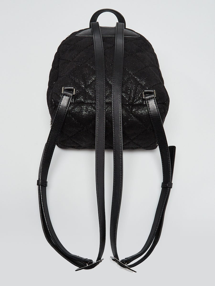 Stella McCartney Black Quilted Faux Leather Falabella Mini Stella McCartney Black Quilted Faux Leather Falabella Mini