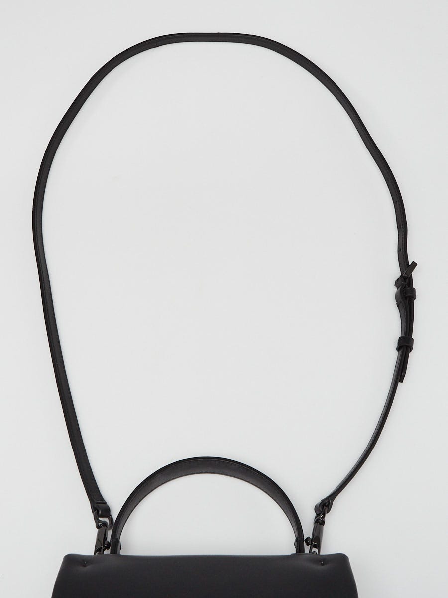 Valentino Black Lambskin Leather One Stud Mini Top Handle Valentino Black Lambskin Leather One Stud Mini Top Handle