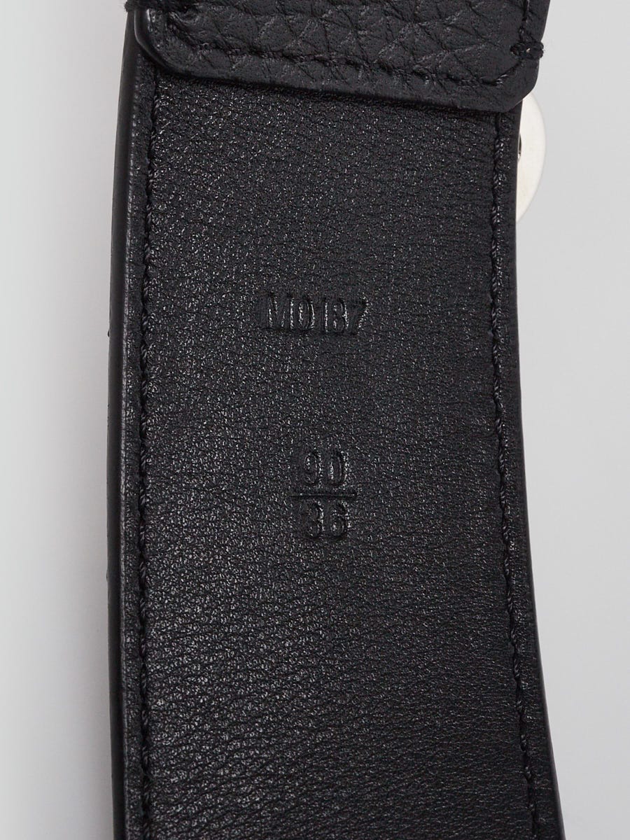 Louis Vuitton 40mm Black Leather Autograph Belt Size 90/36 Louis Vuitton 40mm Black Leather Autograph Belt Size 90/36