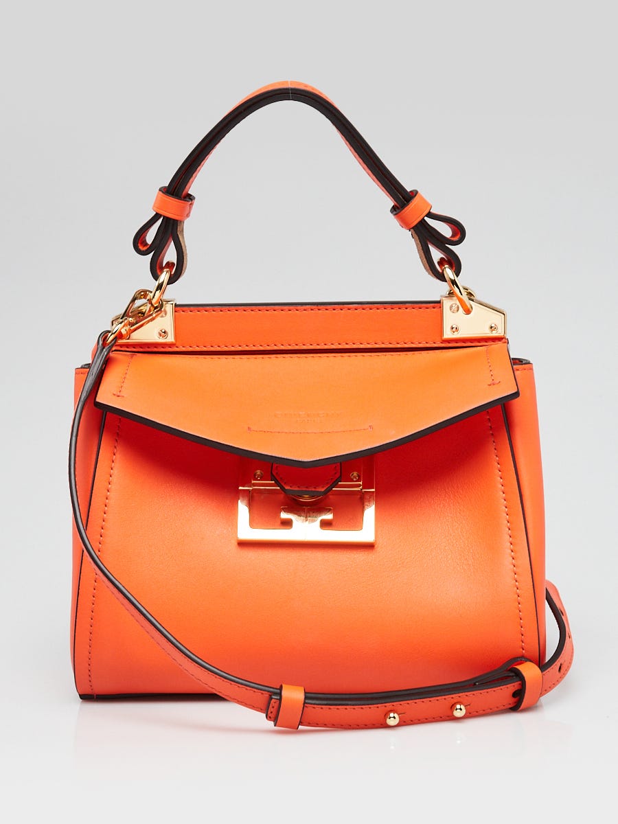 Givenchy Tangerine Leather Mini Mystic Crossbody Bag | Yoogi's Closet