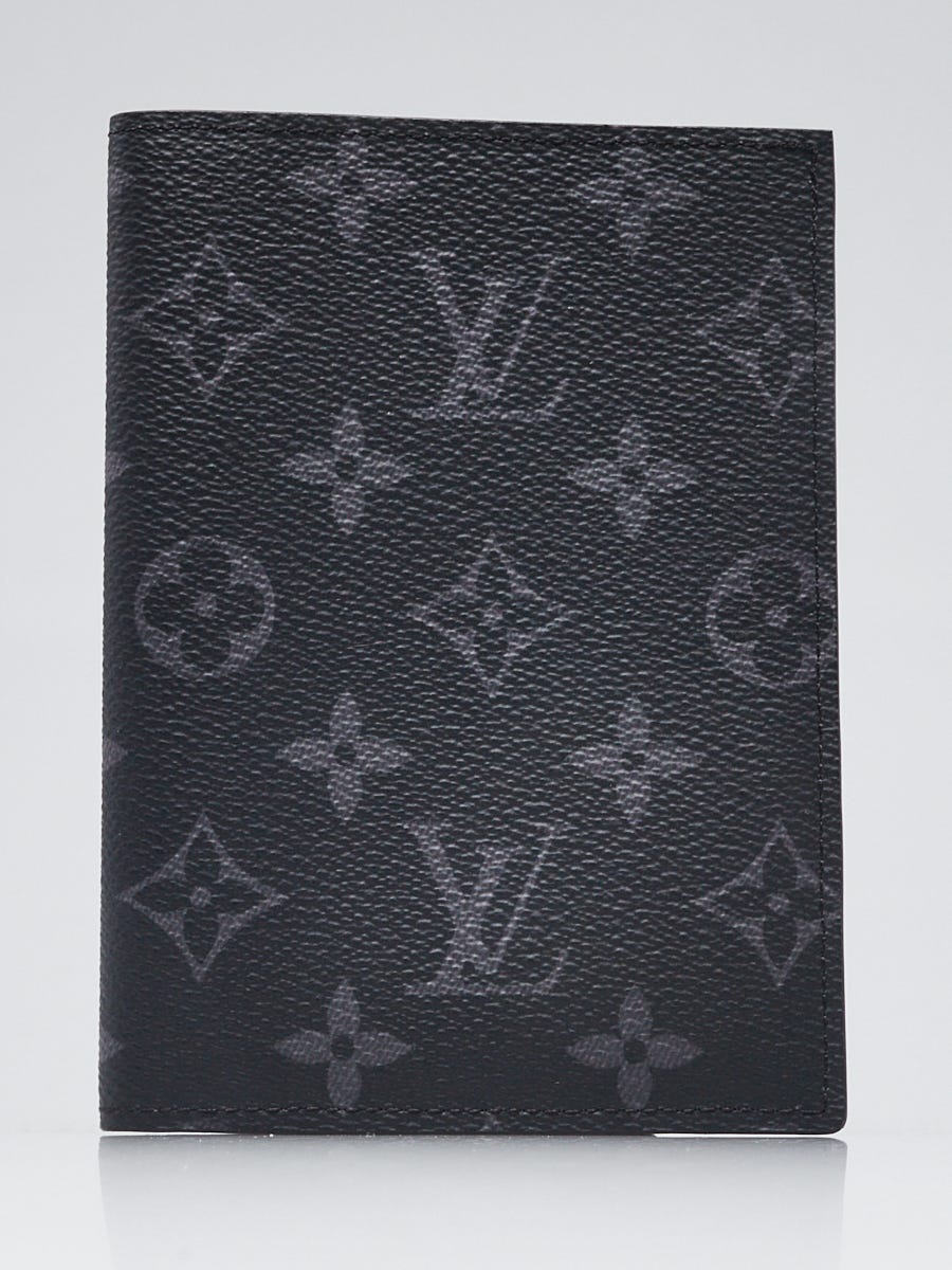 Louis Vuitton Monogram Eclipse Canvas Passport Cover | Yoogi's Closet
