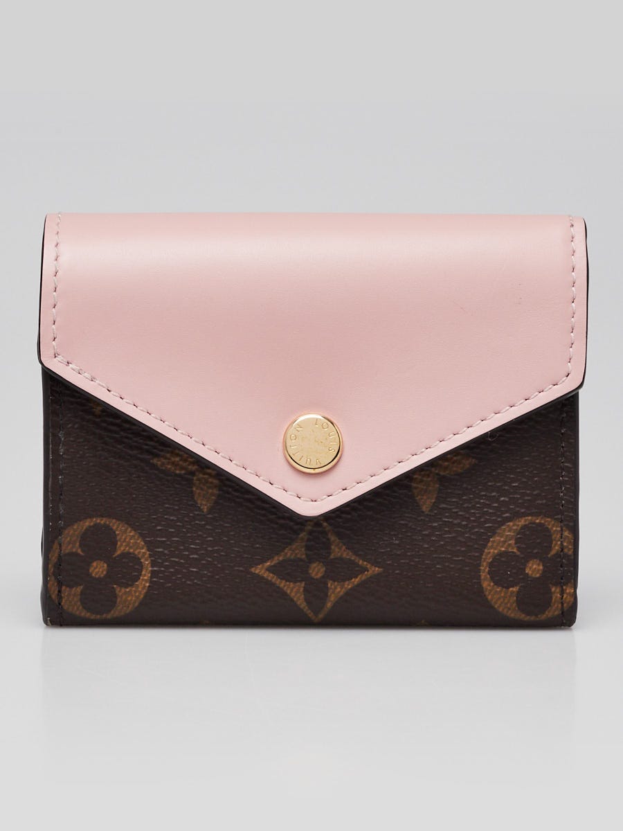 Louis Vuitton Rose Ballerine Monogram Canvas Compact Zoe Wallet | Yoogi ...