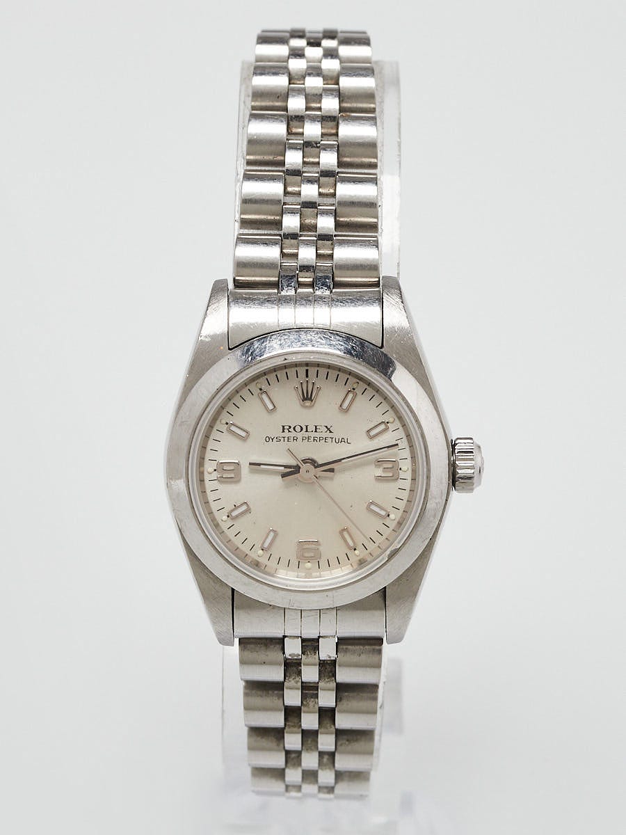 Rolex Stainless Steel 26mm Ladies Datejust Watch | Yoogi's Closet