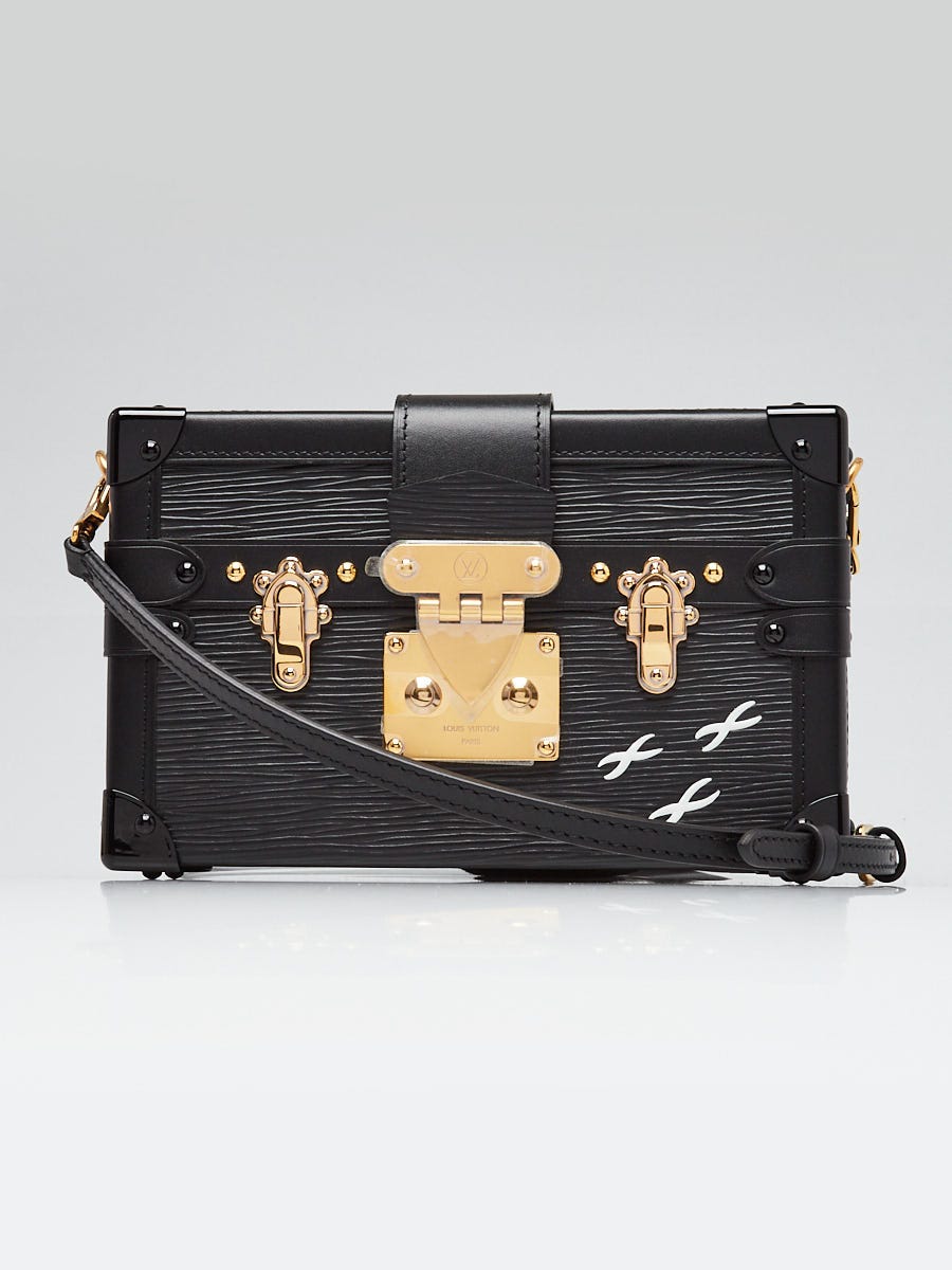 Louis Vuitton Black Epi Leather Petite Malle NV2 Bag | Yoogi's Closet