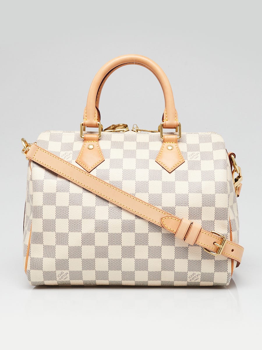 Louis Vuitton Damier Azur Speedy Bandouliere 25 Bag | Yoogi's Closet