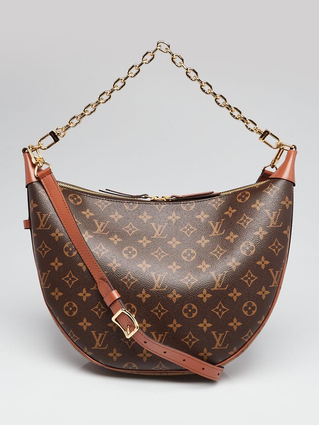 Louis Vuitton Monogram Reverse Canvas Loop Hobo Bag Yoogis Closet