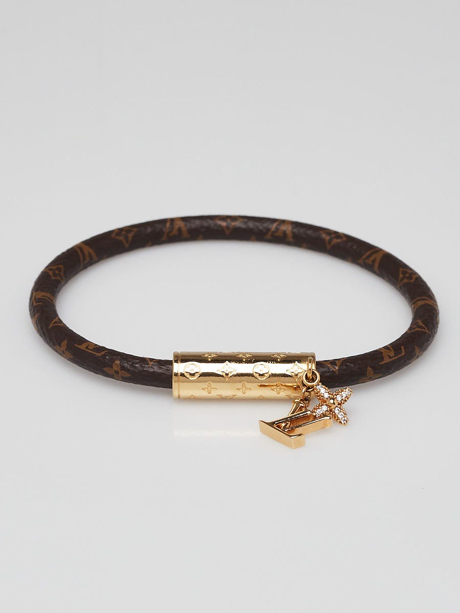 Louis Vuitton Monogram Canvas LV Push Bracelet | Yoogi's Closet