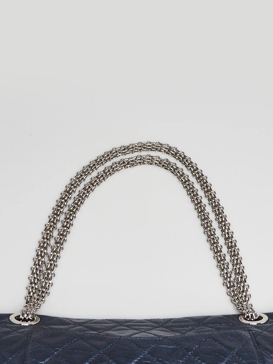 Chanel Blue 2.55 Reissue Quilted Classic Metallic Calfskin Chanel Blue 2.55 Reissue Quilted Classic Metallic Calfskin