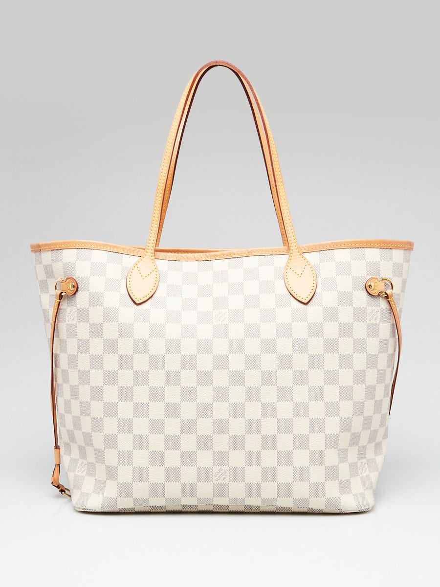 Louis Vuitton Damier Azur Canvas Neverfull MM NM Bag | Yoogi's Closet
