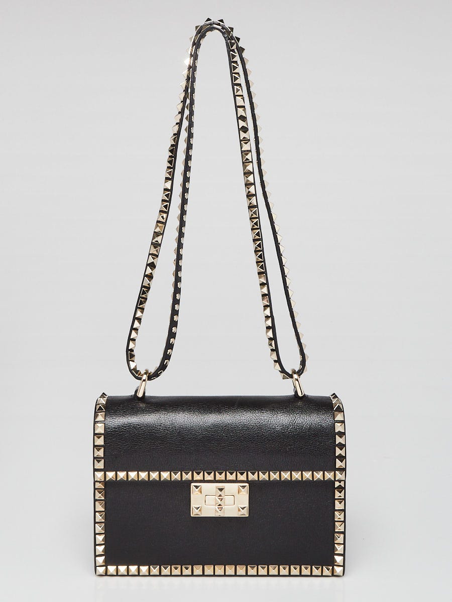 Valentino Black Pebbled Leather No Limit Crossbody Bag | Yoogi's Closet