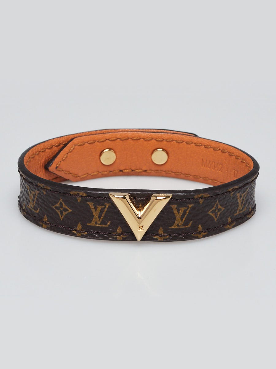 Louis Vuitton Monogram Canvas Essential V Bracelet Size 17 | Yoogi's Closet