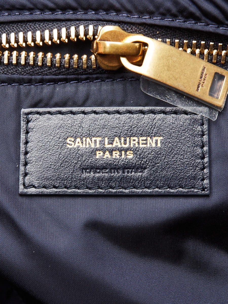 Yves Saint Laurent Blue/Red Nylon/Leather Le 5 A 7 Shoulder Yves Saint Laurent Blue/Red Nylon/Leather Le 5 A 7 Shoulder