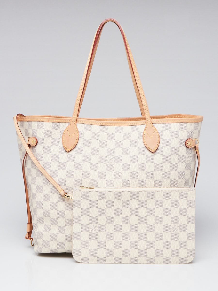 Louis Vuitton Damier Azur Canvas Neverfull MM NM Bag | Yoogi's Closet