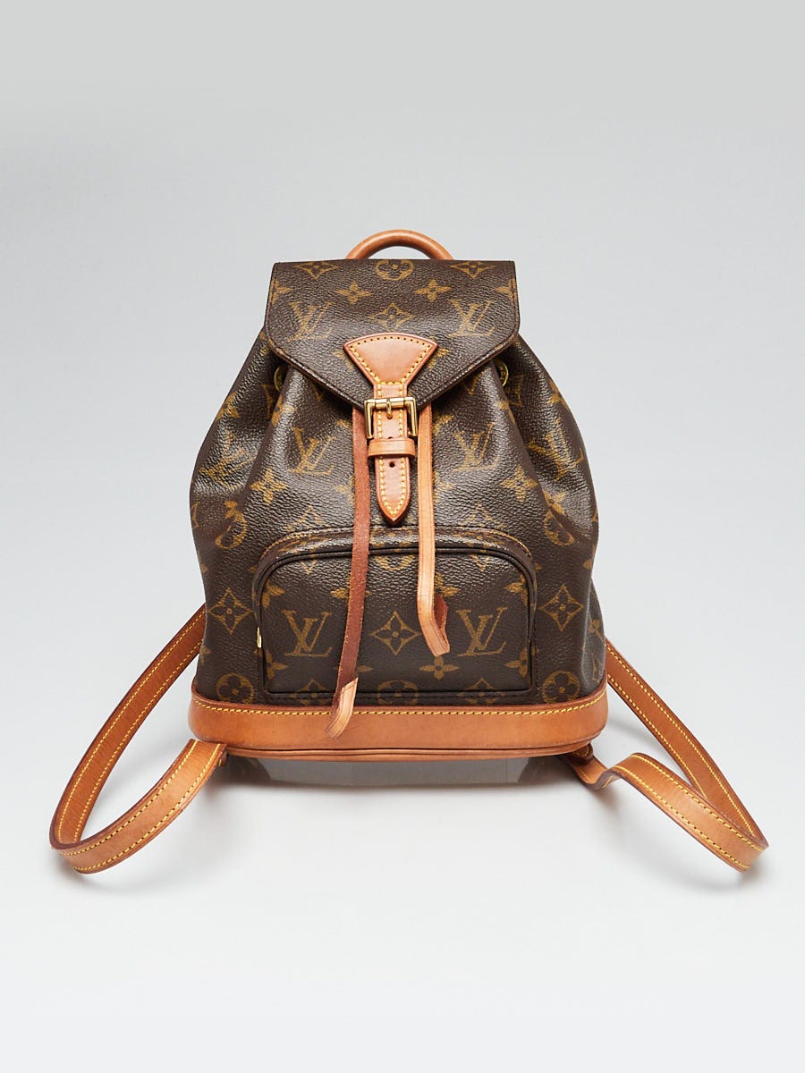 Louis Vuitton Monogram Canvas Montsouris Mini Backpack Back | Yoogi's ...