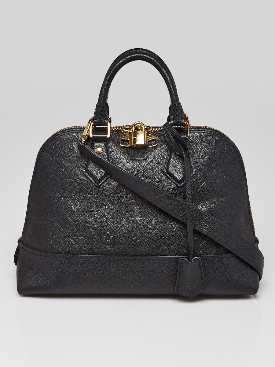 Louis Vuitton Black Monogram Empreinte Leather Neo Alma PM Bag | Yoogi ...