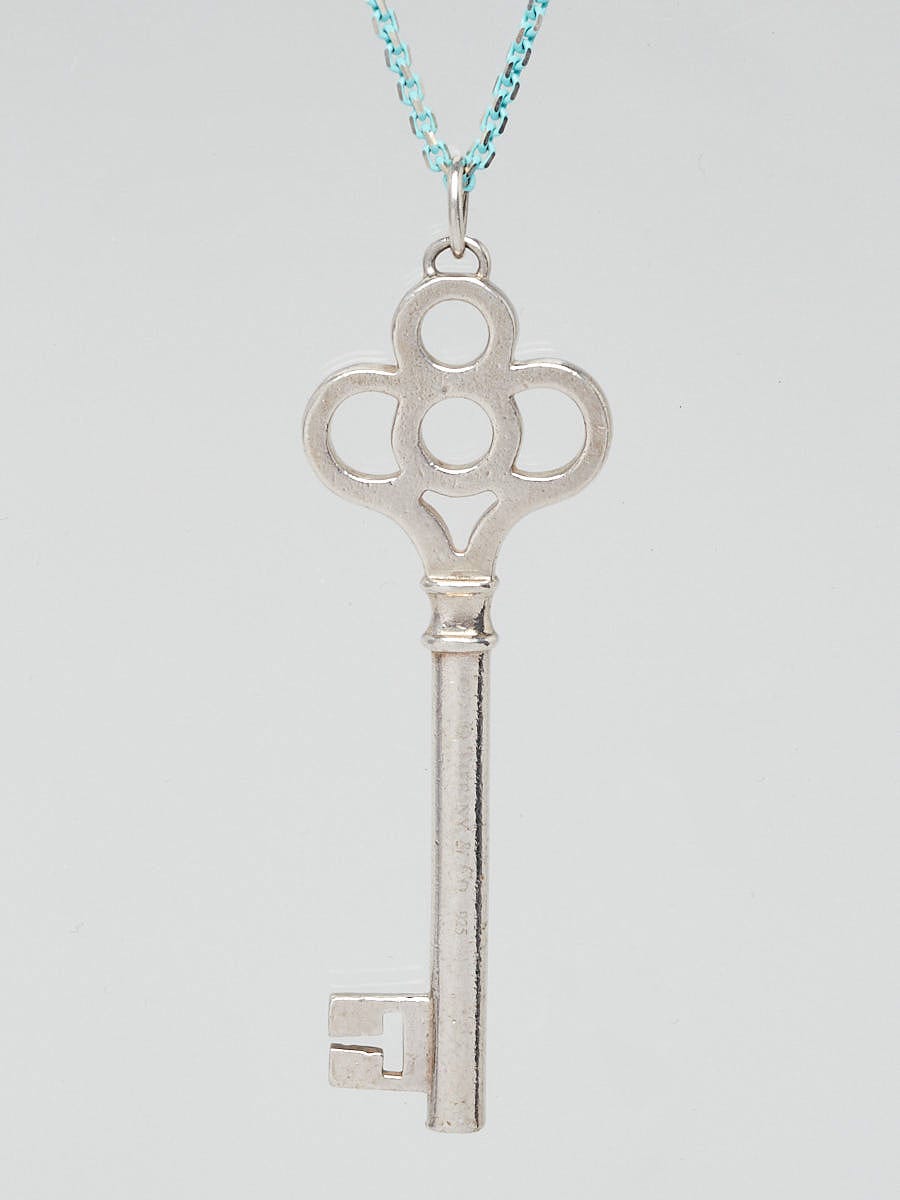 Tiffany & Co. Sterling Silver Tiffany Keys Crown Key Pendant | Yoogi's ...
