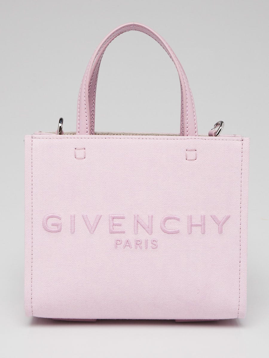 Givenchy Light Purple Canvas Mini G Shopping Tote Bag w/o Strap | Yoogi ...