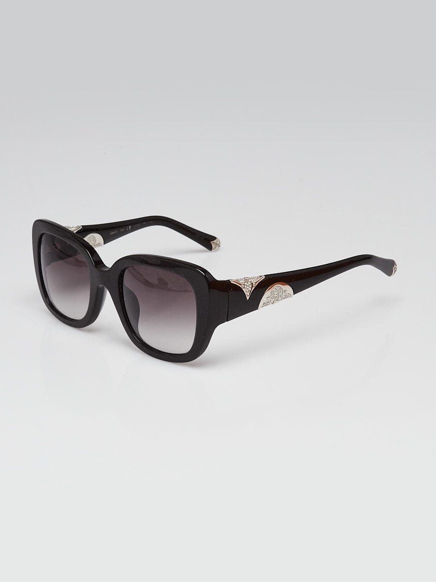 Louis Vuitton Black Speckling Acetate Frame Iris PM Sunglasses-Z0680E | Yoogi's Closet