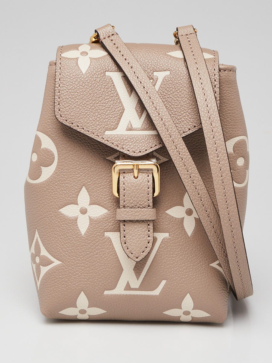 Louis Vuitton Turtledove Monogram Giant Empreinte Leather Tiny Backpack ...