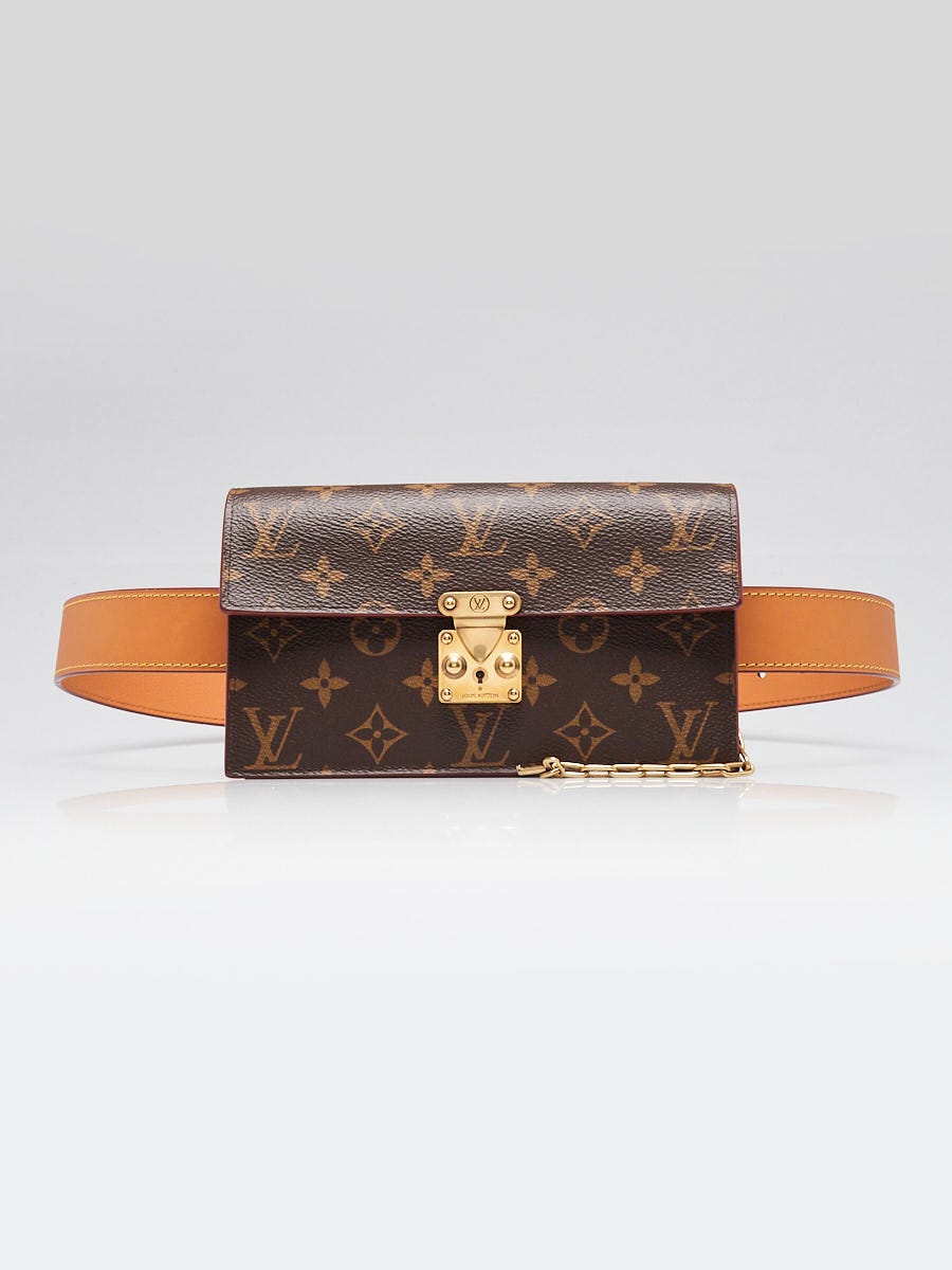 Louis Vuitton Monogram Canvas S Lock Belt Pouch MM | Yoogi's Closet