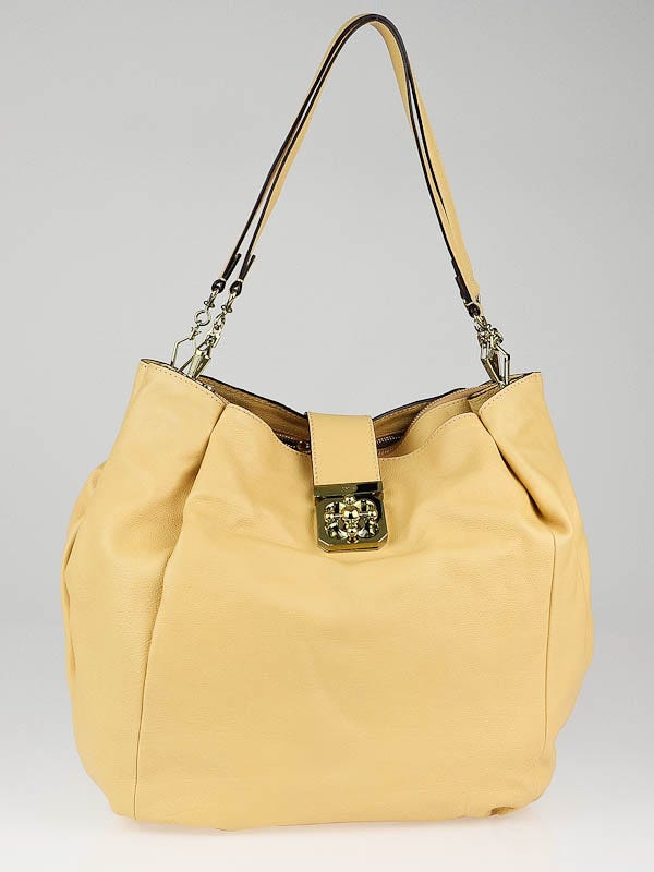 Chloe Eggshell Leather Elsie Shoulder Bag | Yoogi's Closet