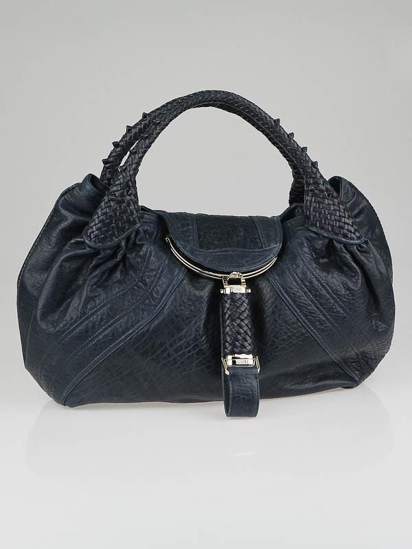 Fendi Petrol Nappa Leather Spy Bag - 8BR511 | Yoogi's Closet