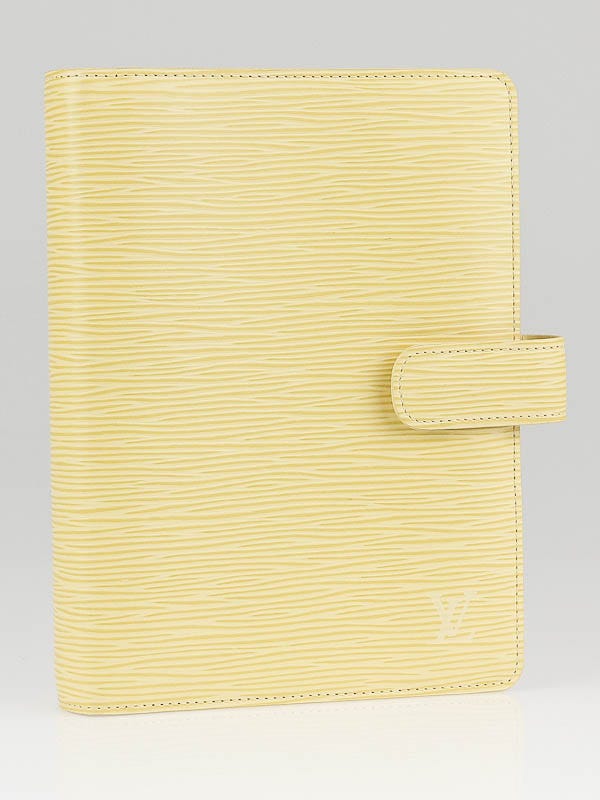 Louis Vuitton Vanilla Epi Leather Medium Agenda/Notebook Cover | Yoogi ...