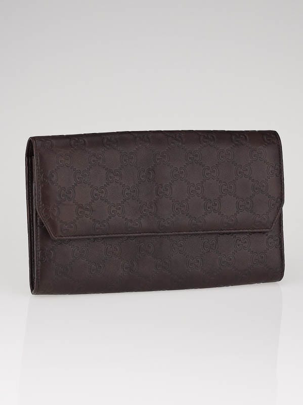 Gucci Brown Guccissima Leather Travel Organizer | Yoogi's Closet