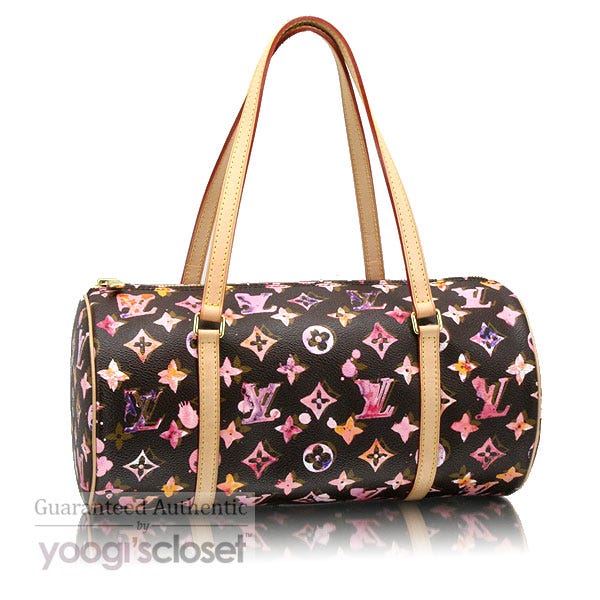 Louis Vuitton Richard Prince Monogram Watercolor Aquarelle Papillon 30 ...
