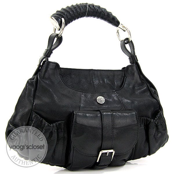 Yves Saint Laurent Black Leather Small Mala Mala Bag | Yoogi's Closet