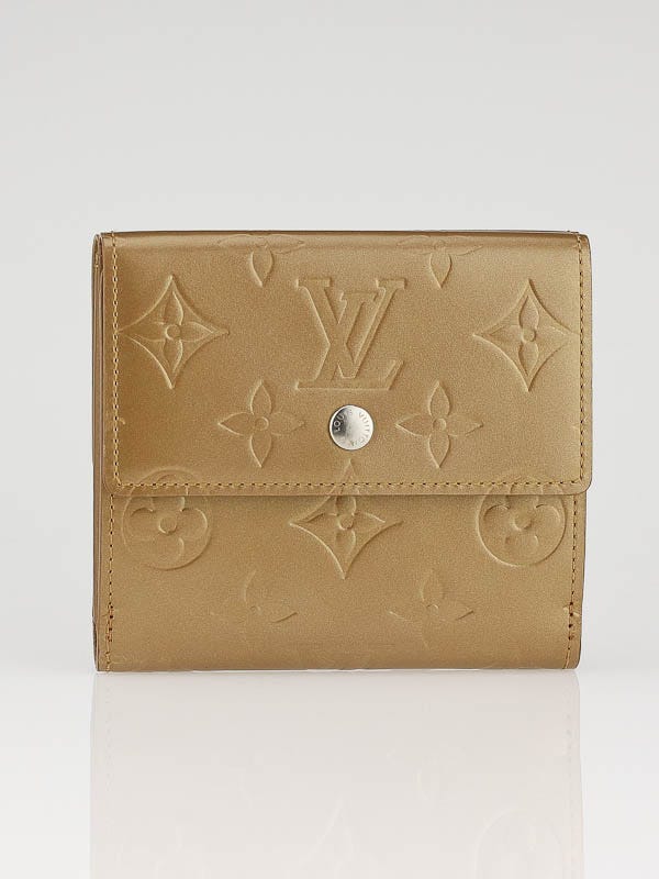Louis Vuitton Ambre Monogram Mat Elise Wallet | Yoogi's Closet