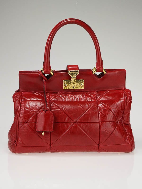 Marc Jacobs Cherry Tart Patchwork Leather Klein Bag | Yoogi's Closet